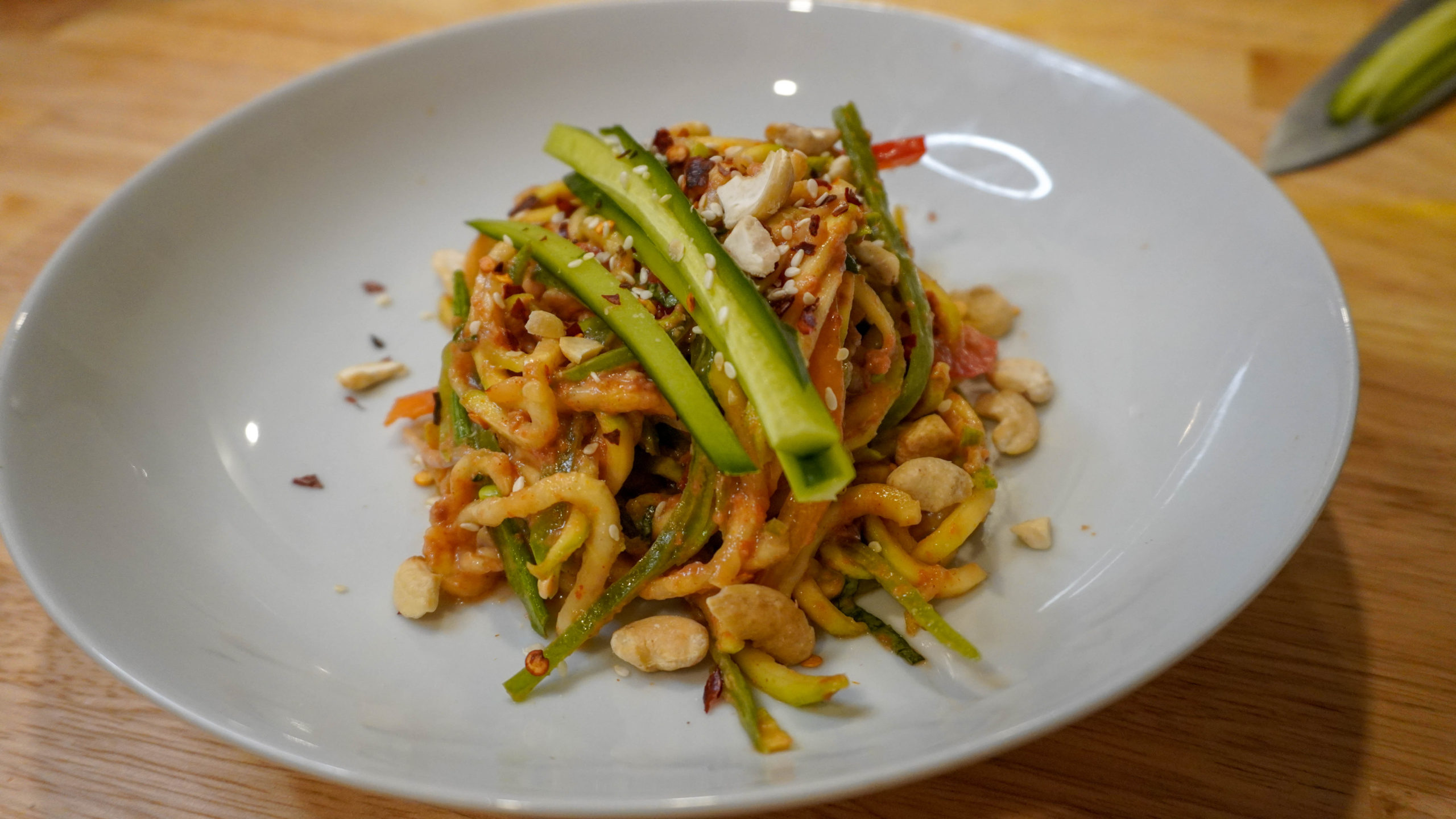 Raw Pad Thai - Tapped In Wellness